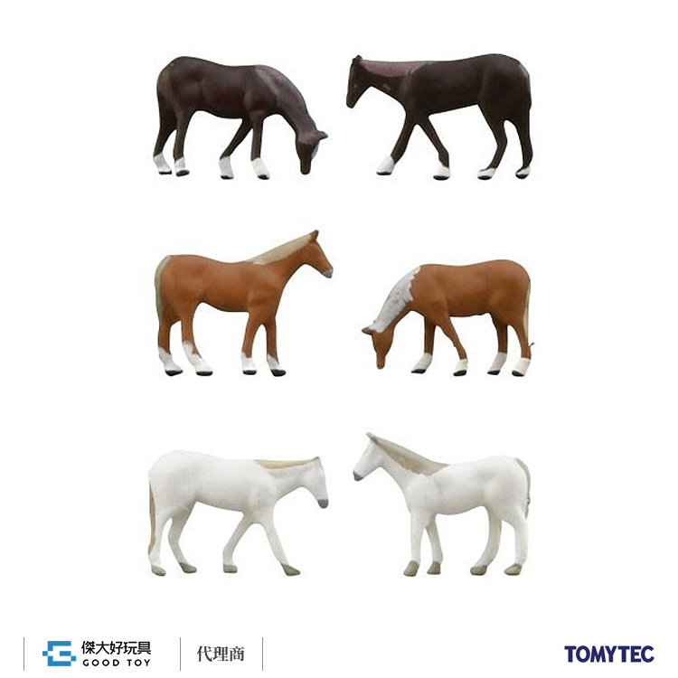 TOMYTEC 328162 動物 108 牧場的馬