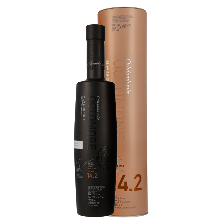 Octomore 14.2 PPM: 128.9 57.7%