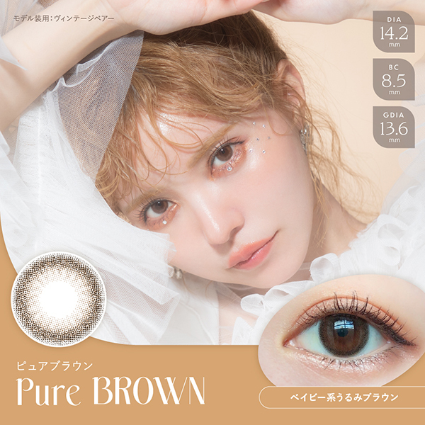 Bambi Series 1 Day (Pure Brown)(10片)