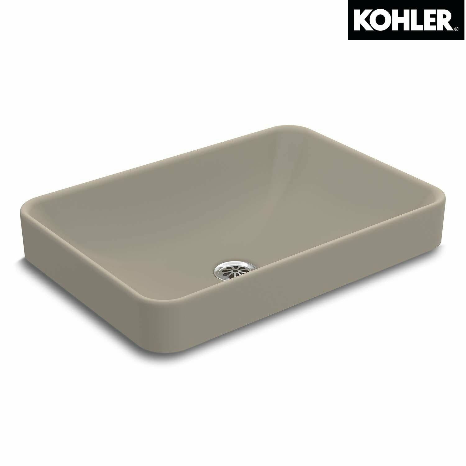 Kohler K-5373IN-HT1 FOREFRONT 長方形檯上式面盆