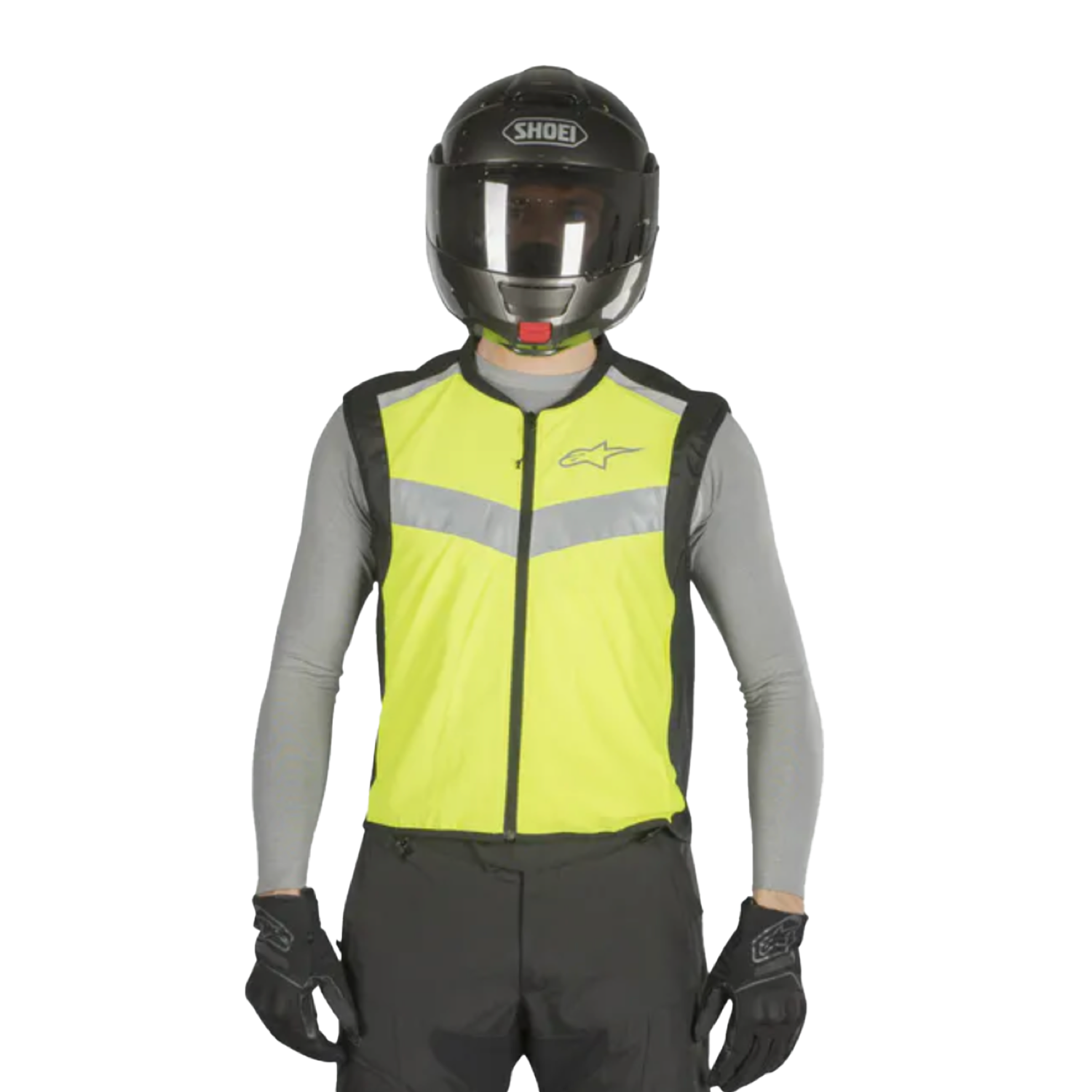 FLARE NEON VEST-BLACK YELLOW FLUO | Alpinestars 台灣總代理
