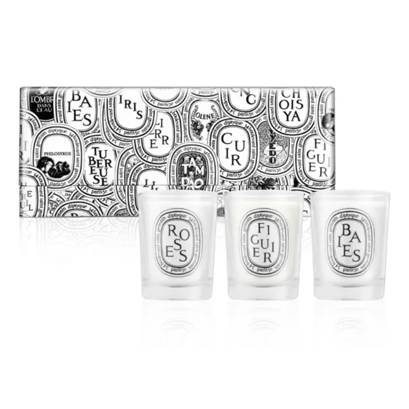 Diptyque 迷你香氛蠟燭禮盒70g x3