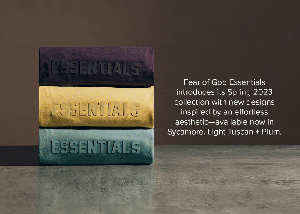 (5 Colors) Fear of God Essentials SS23 Long Sleeve T-Sh