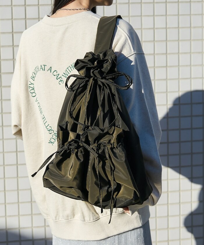 FREAK'S STORE / Gathered one-shoulder ribbon Bags