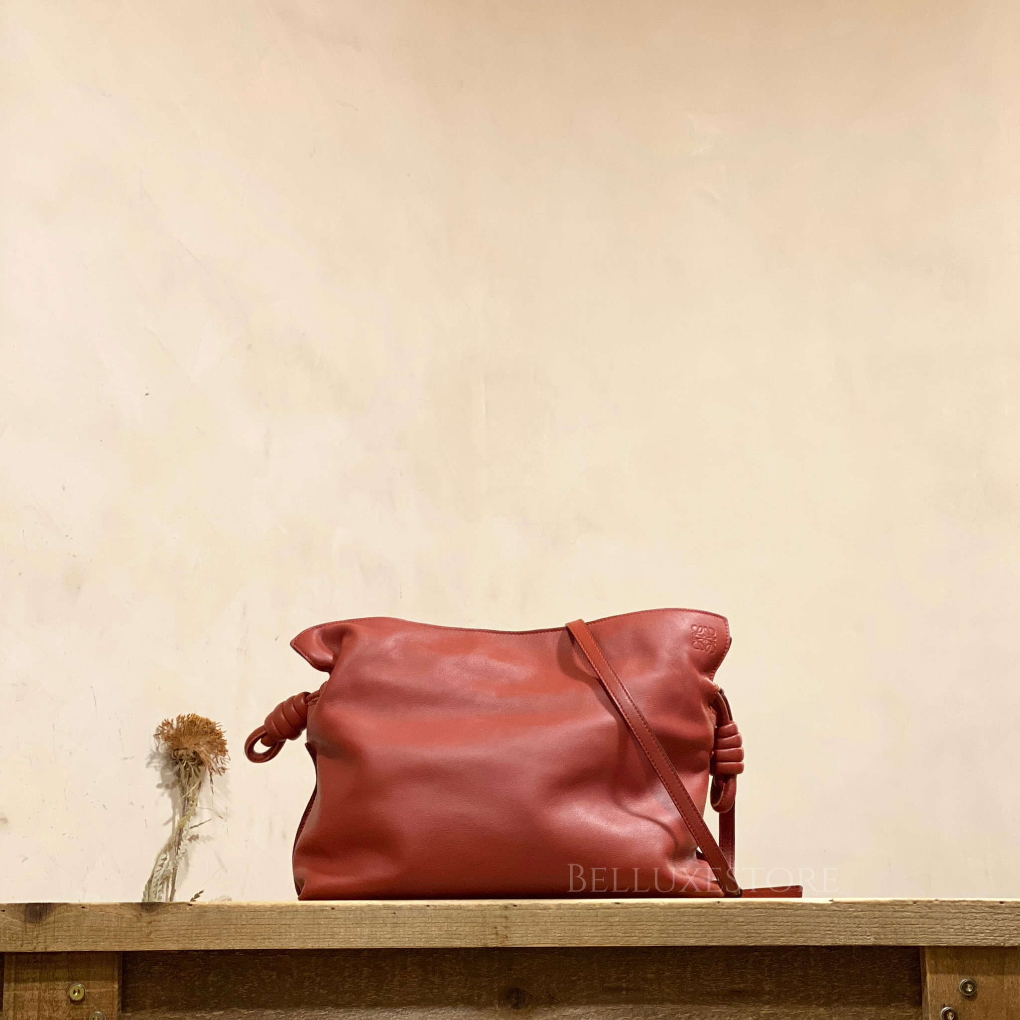 [Pre-owned] Loewe Flamenco red