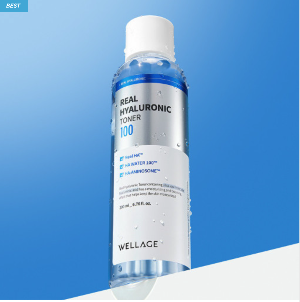 Wellage Real Hyaluronic 100 Toner 200ml