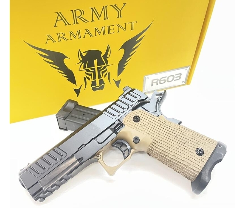 ARMY R603 HI-CAPA 4.3 沙色 瓦斯手槍 20673