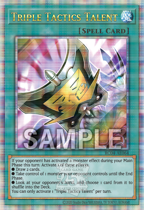 RC04-AE064 Triple Tactics Talent