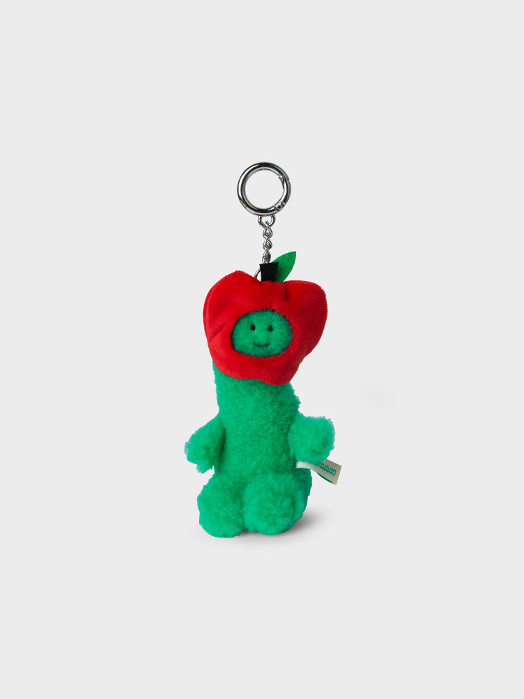 JOGUMAN Apple Brachio Keyring 蘋果頭恐龍 毛毛公仔吊飾
