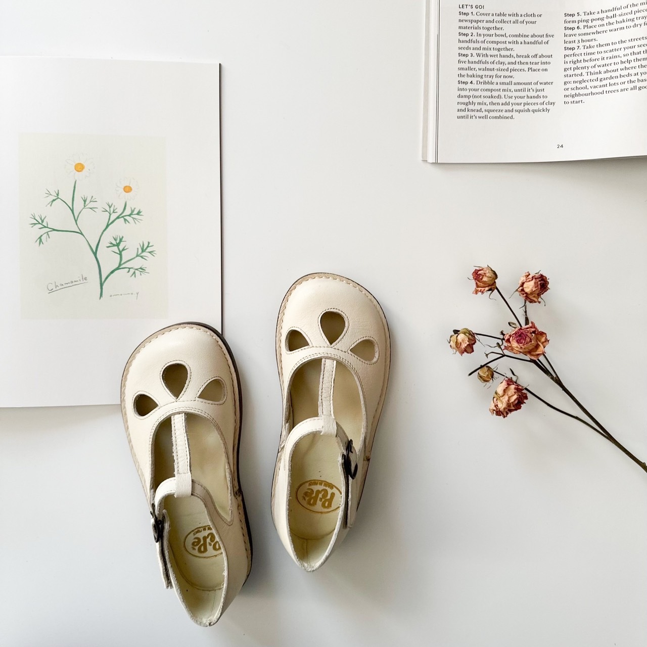 預購 - Pèpè Children Shoes - Lucy (Cream)