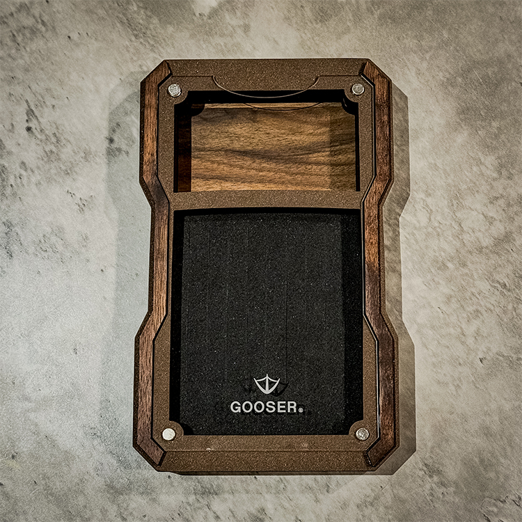 GOOSER ⒷOX 溪流專用路亞盒-胡桃木