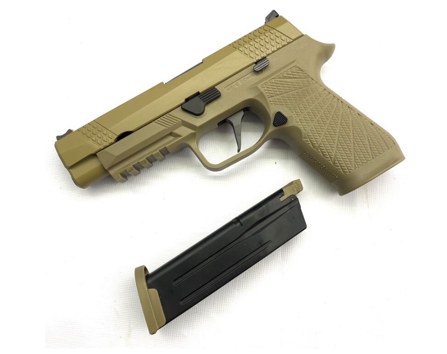 WE P320 M17 F17 V2 版本 GBB 瓦斯手槍 沙 23614