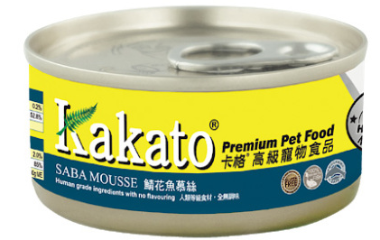 KAKATO 鯖花魚慕絲 70g x 48罐