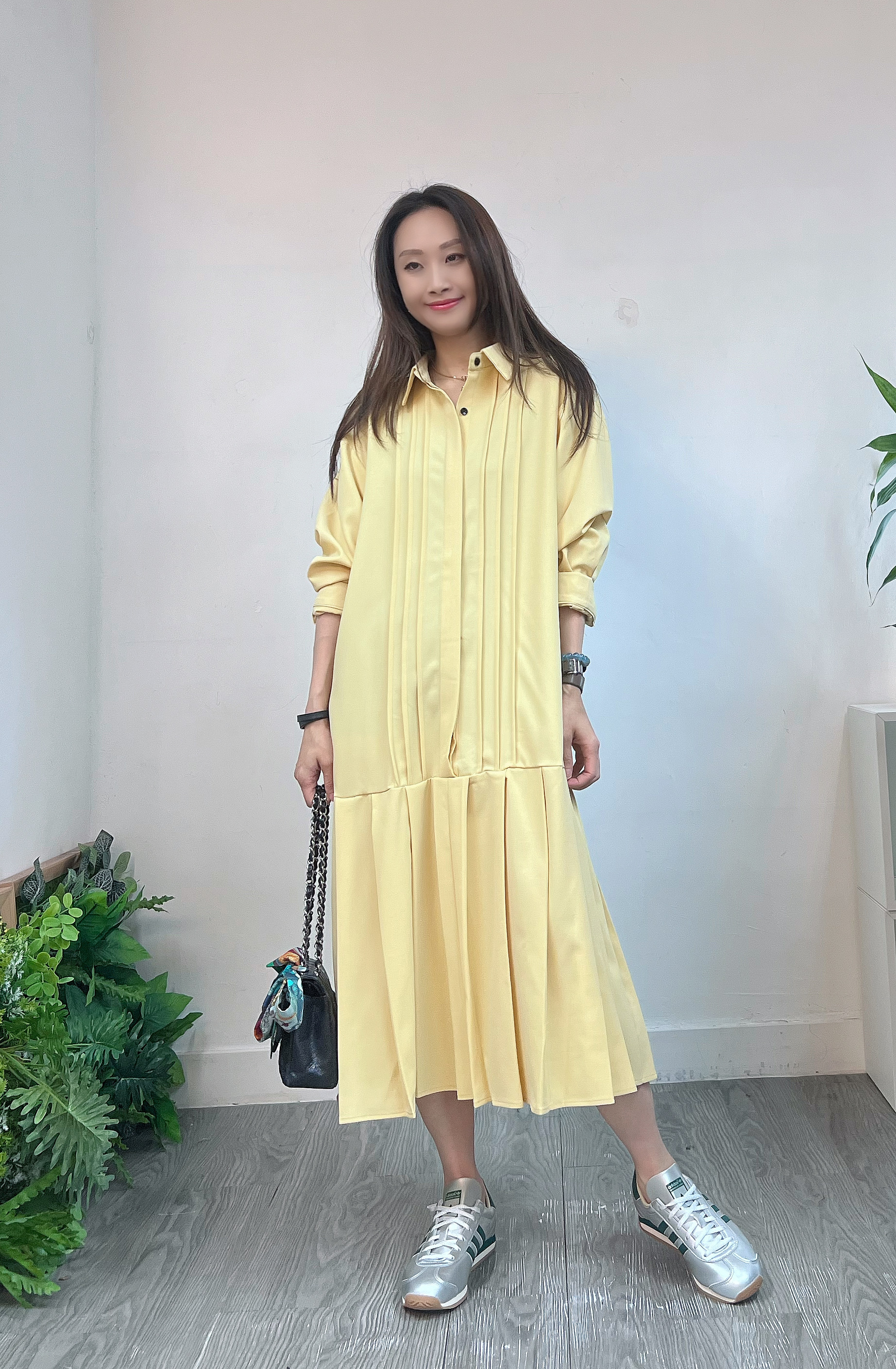 [O244016] Pleated Layer OPS - Yellow
