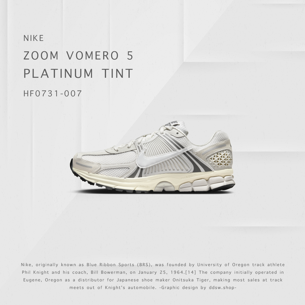 Nike - Air Zoom Vomero 5 - Bone-Summit White