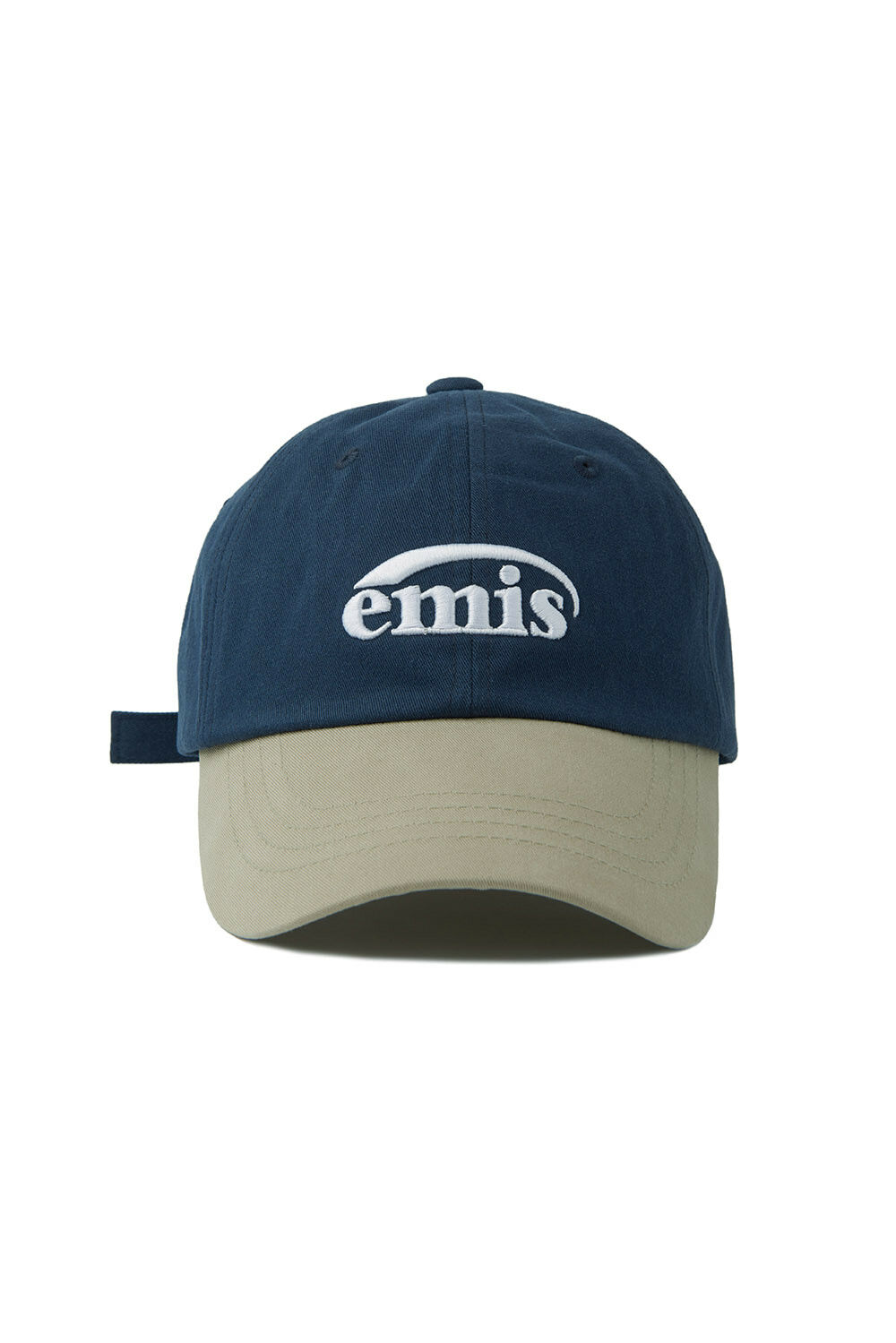emis NEW LOGO MIX BALL CAP - BEIGE/NAVY