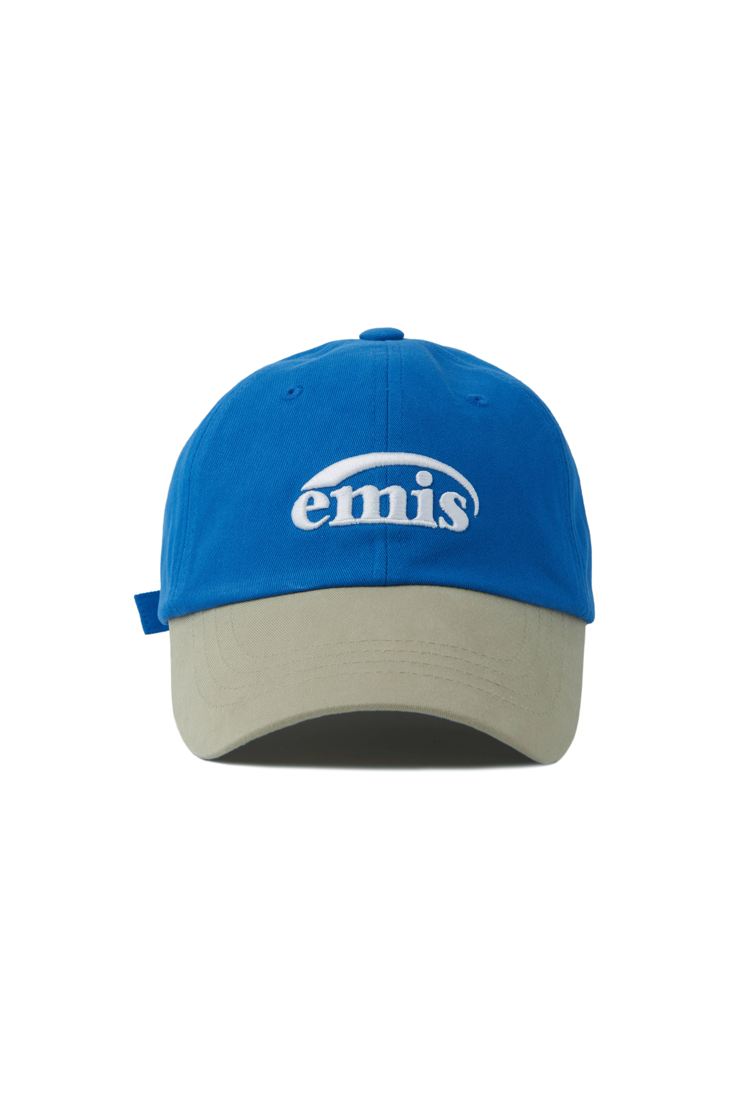 emis NEW LOGO MIX BALL CAP - BEIGE/BLUE