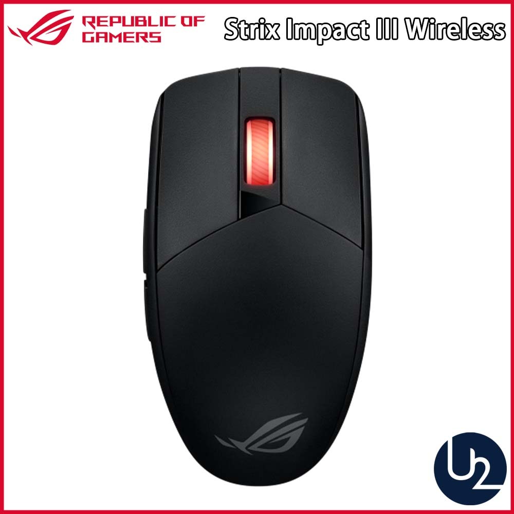 ROG Strix Impact III Wireless 無線電競滑鼠 遊戲滑鼠 雙模連線 2.4G無線+藍