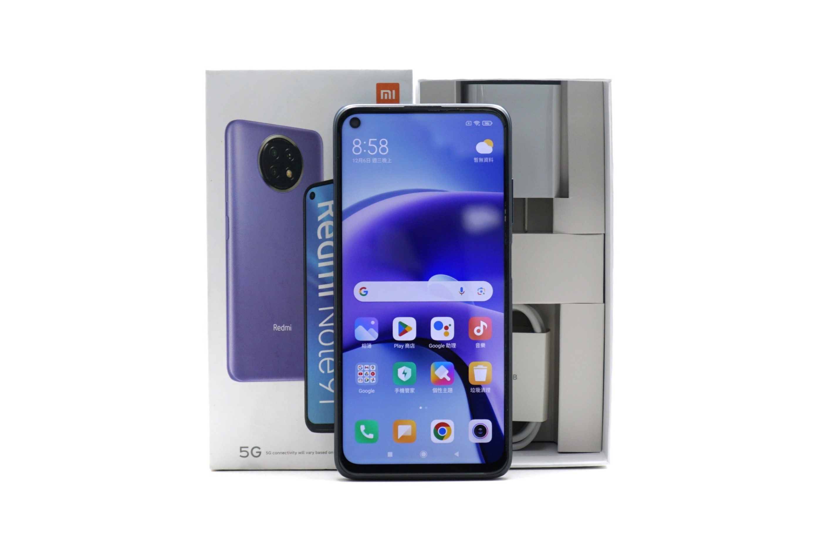 紅米 Redmi Note 9T M2007J22G 黑 4+64G 二手 6.53吋 手機 #84380