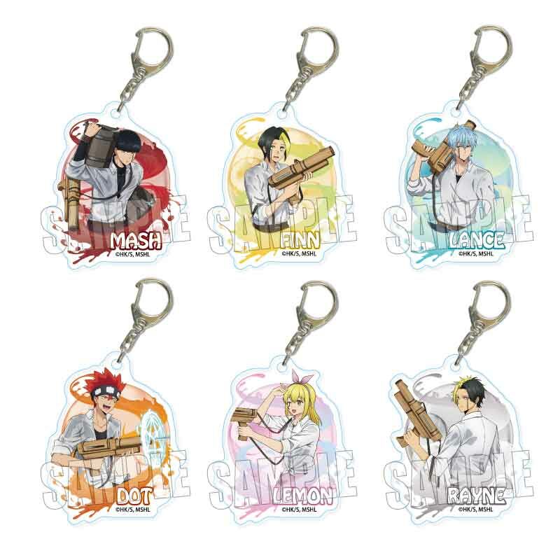 「ACG.GO」「預購」肌肉魔法使-MASHLE- 亞克力匙扣SET 水鐵砲Ver.