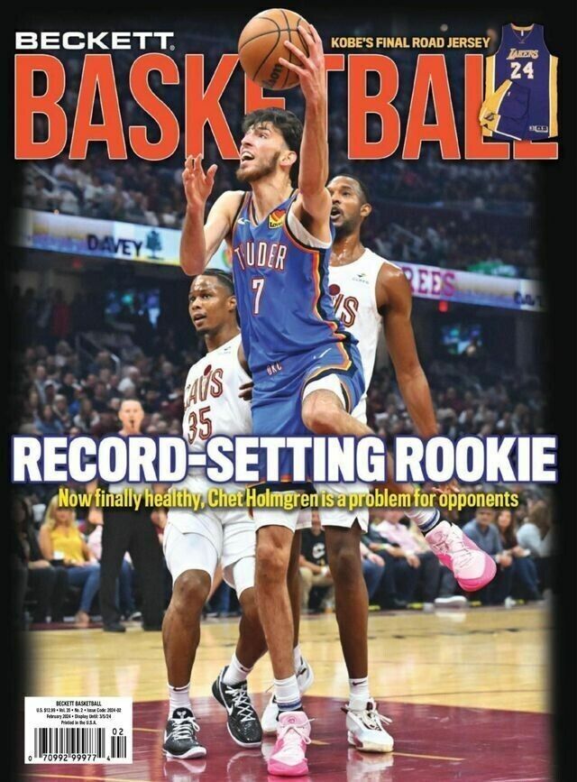 NBA Beckett Plus #377 - FEBRUARY - 2024 , 二月號 籃球 卡書
