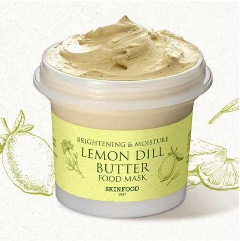 Skinfood Lemon Dill Butter Food Mask 檸檬奶油提亮補濕面膜 120g