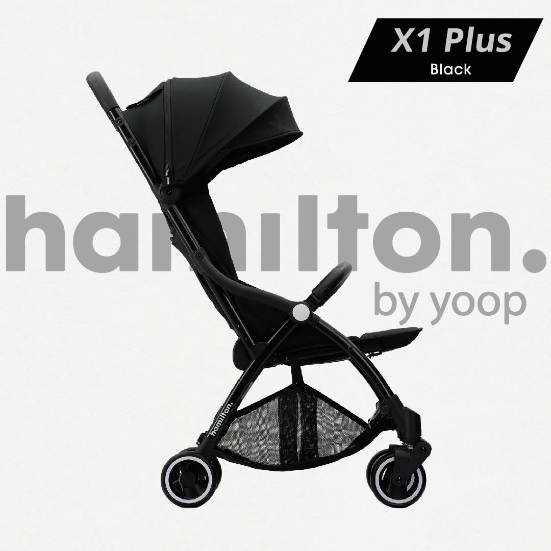 【Hamilton】X1 Plus嬰兒推車 | 經典黑 | 媽咪學苑