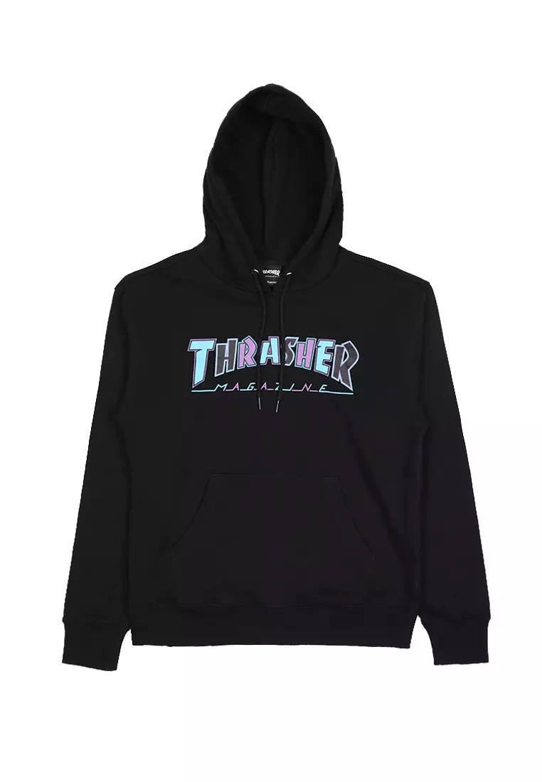 Thrasher - Purple Jump Hooded Sweatershirt