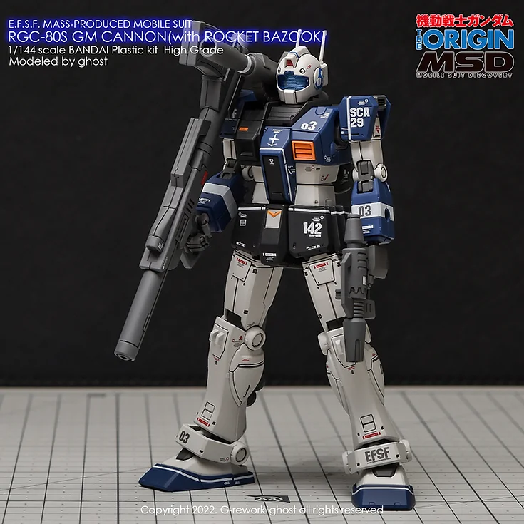[HG] RGC-08S GM CANNON (ROCKET BAZOOK TYPE)