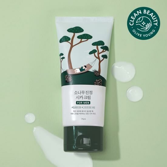 Round Lab For Men Pine Tree Soothing CICA Cream 75ml