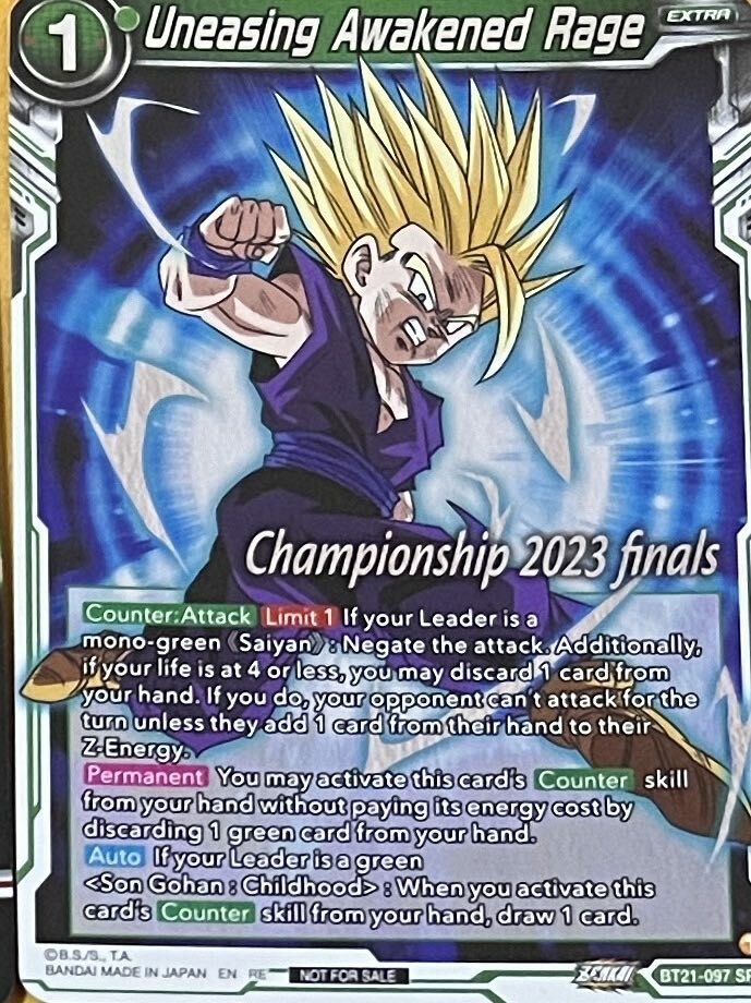 Uneasing Awakened Rage (2023 Championship Finals Celebr
