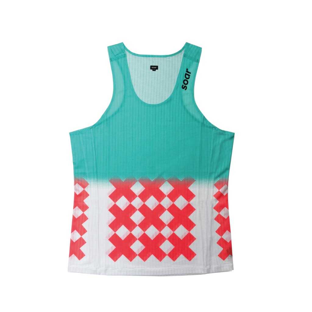 RUN｜SOAR Running Race Vest - Turquoise / Lig 男裝超輕量跑步背心