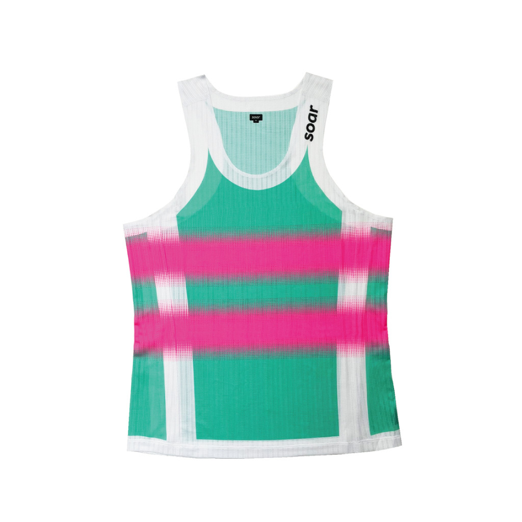 RUN｜SOAR Running Race Vest - Turquoise / Pin 男裝超輕量跑步背心