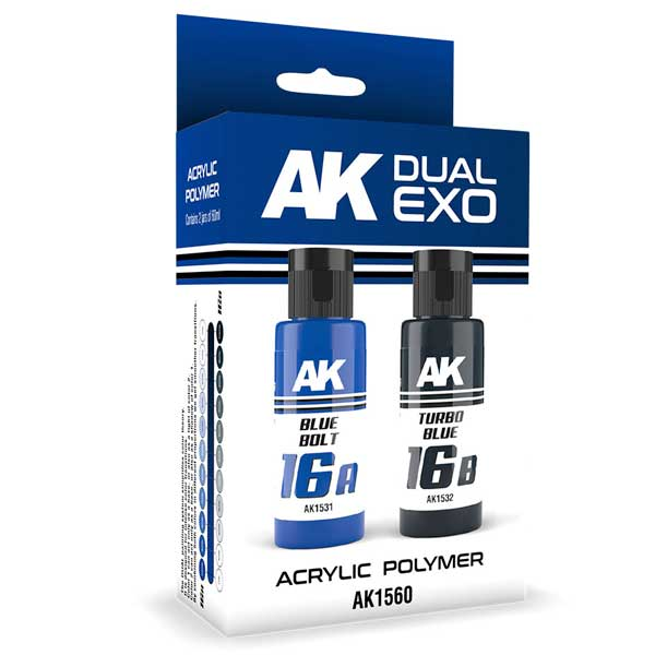 Dual Exo Set 16- 16A Blue Bolt & 16B Turbo Blue