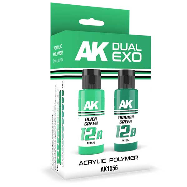 Dual Exo Set 12- 12A Alien Green & 12B Viridian Green