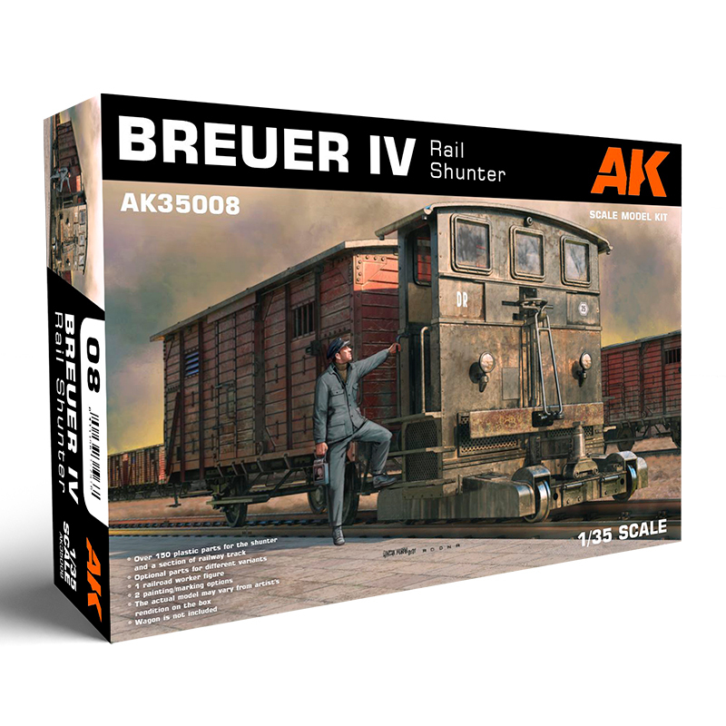AK - BREUER IV RAIL SHUNTER 1/35 – TREN DE MANIOBRAS