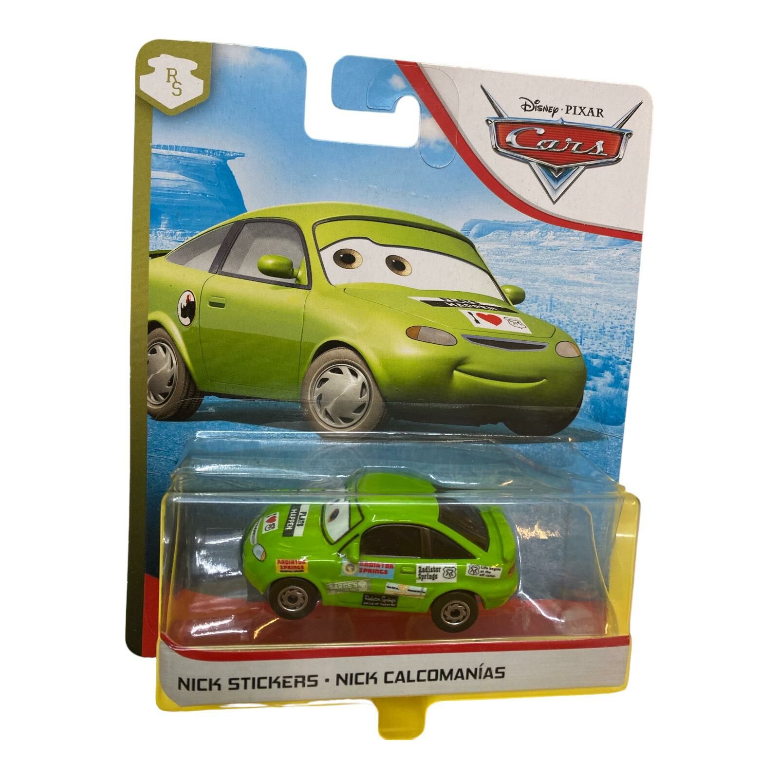 Mattel Disney Cars Nick Stickers