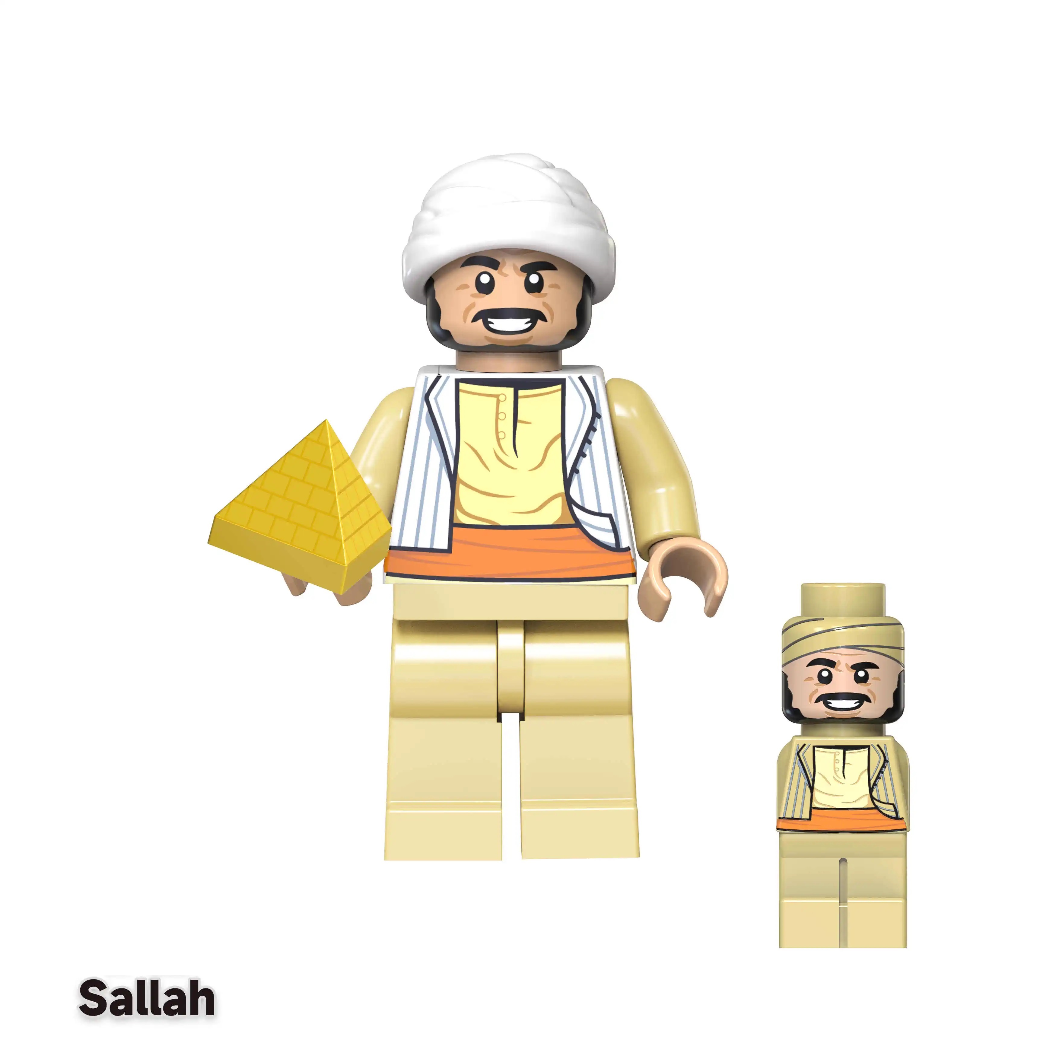 Sallah Indiana Jones Custom Minifigs fit Lego TV3009