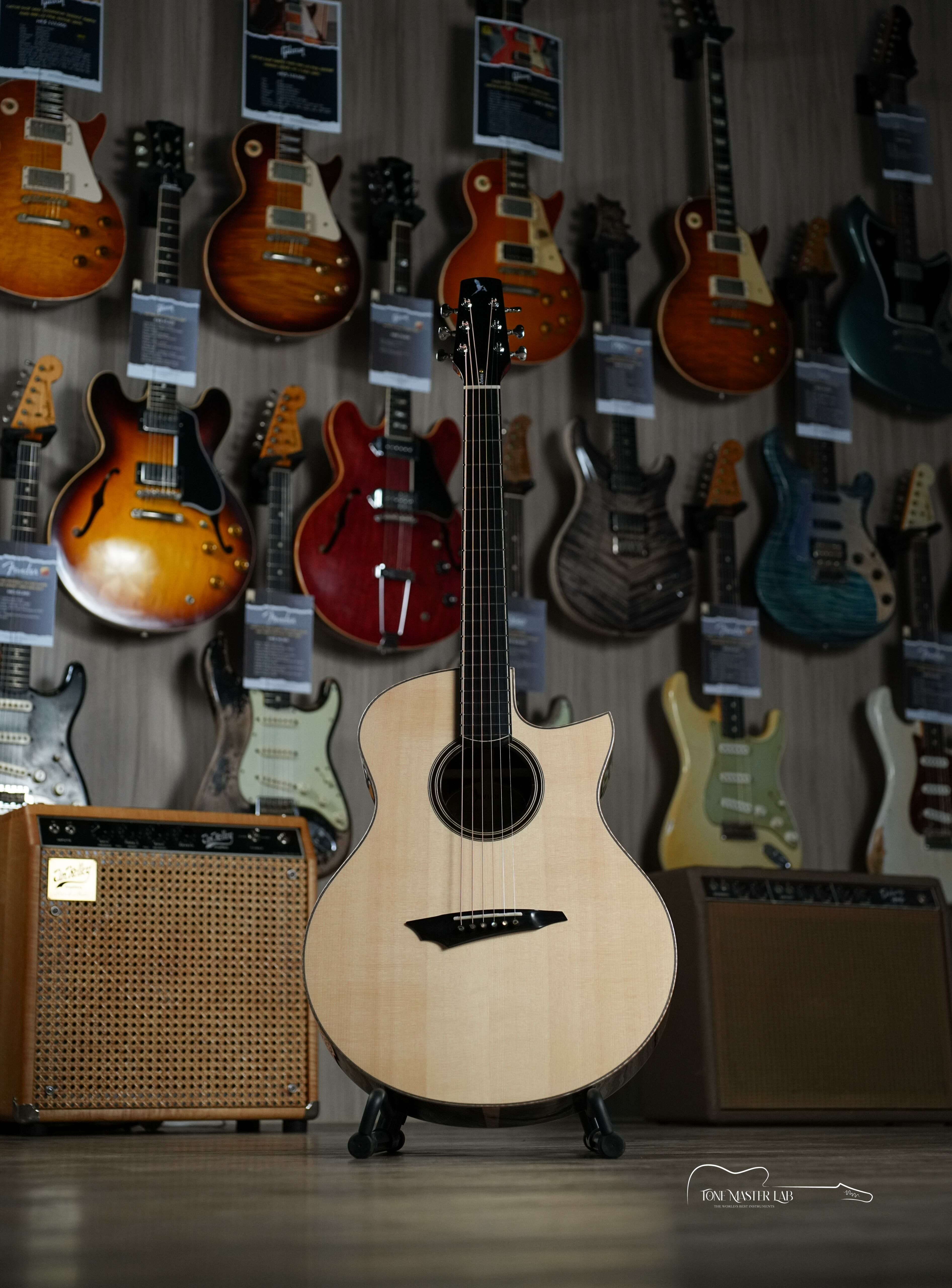 Avian Guitar - Skylar 4A (Sitka spruce AAA Top, Indian