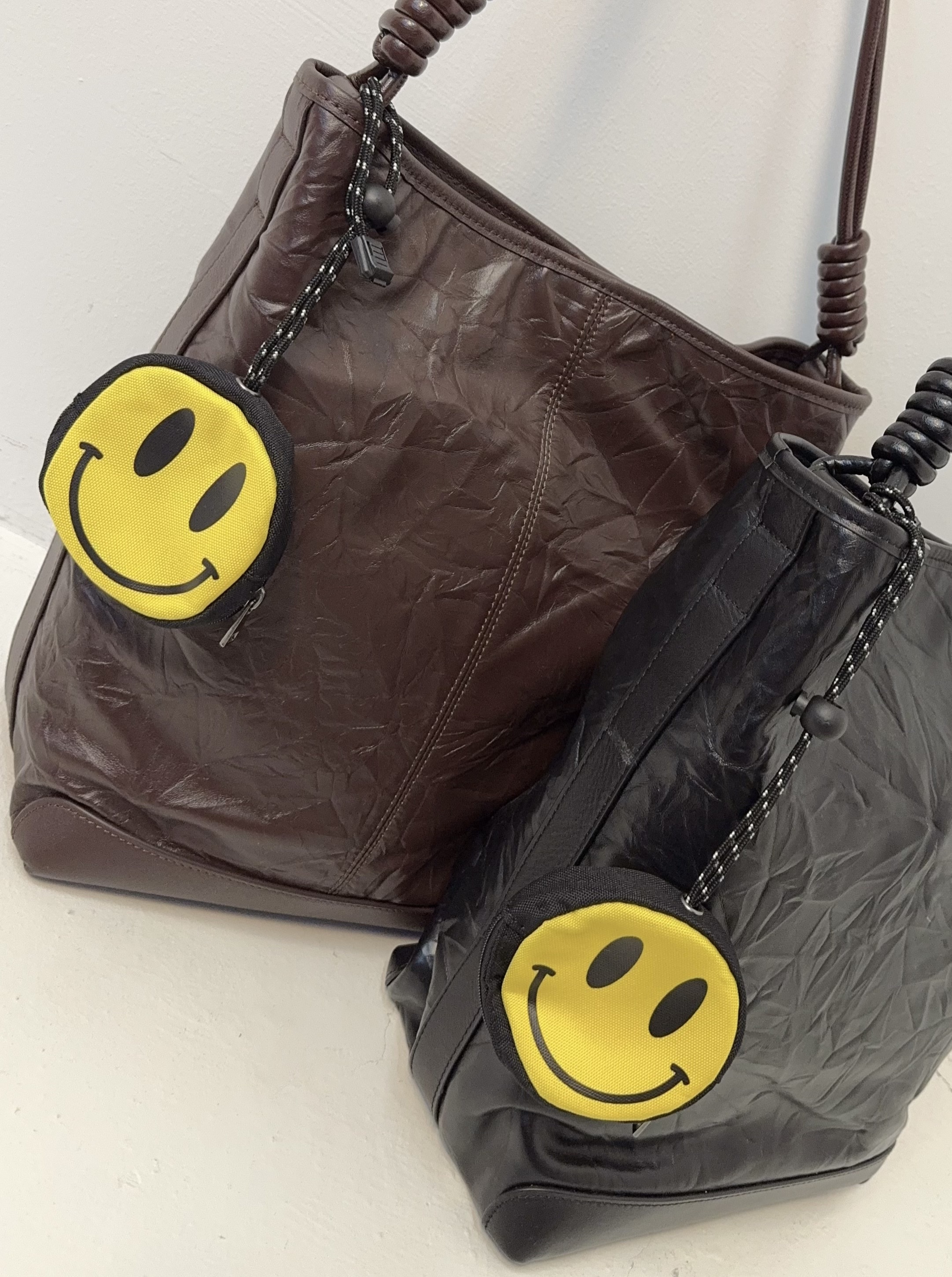 2 in 1 Distress Leather Bag [#9209]