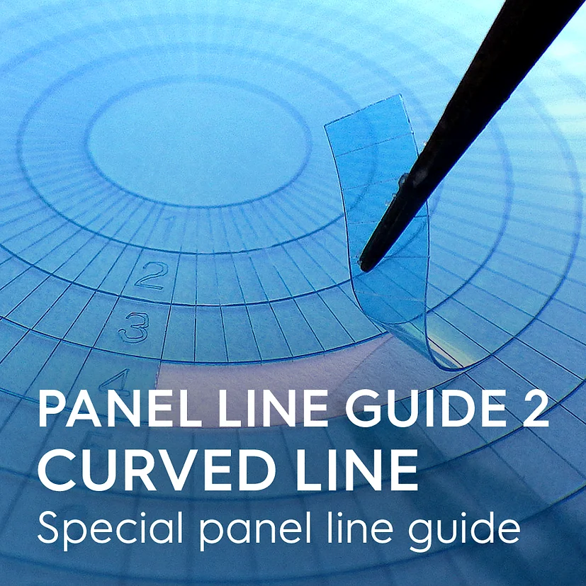 Panel Line Guide 2 (Curved line) withd 3mm