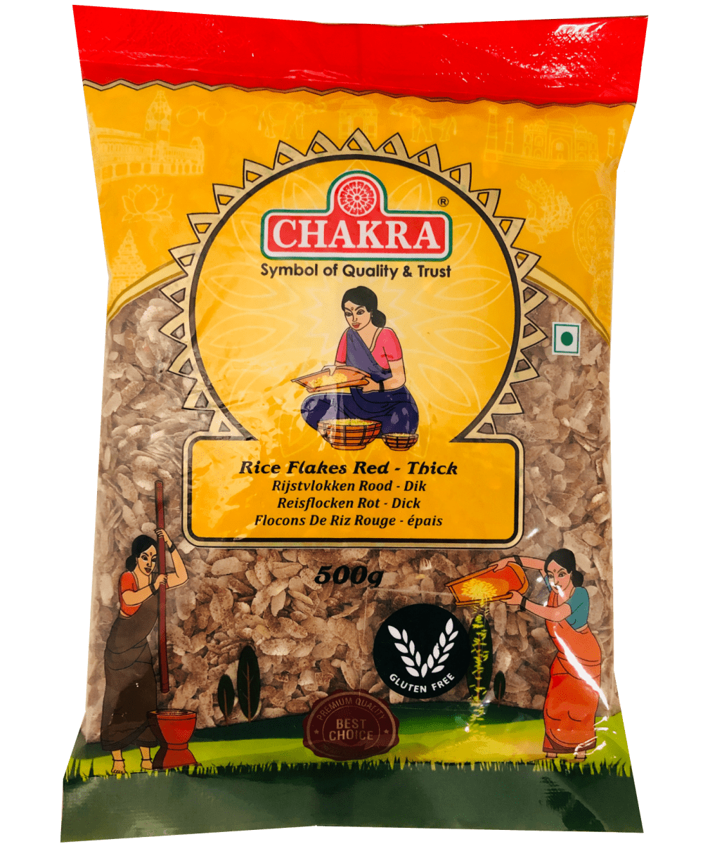 Chakra Rice Flakes Red Poha 500gm