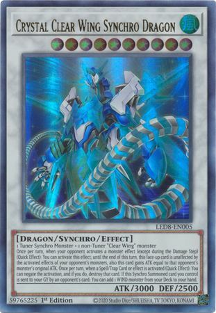 LED8-EN005 Crystal Clear Wing Synchro Dragon