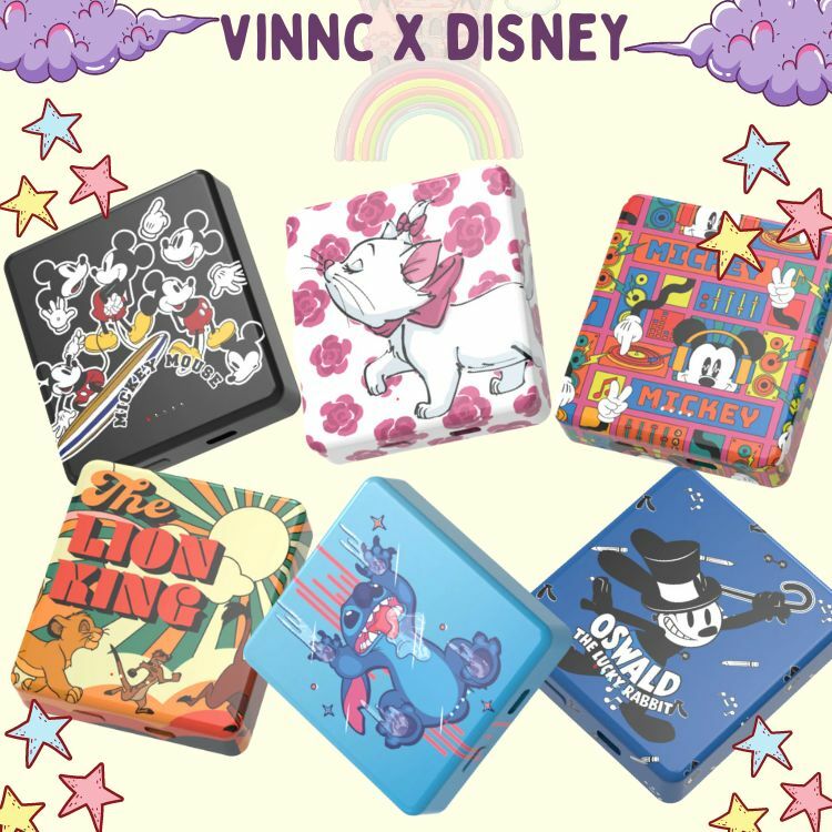 Vinnic X Disney 8000mAh 磁吸式行動電源 #香港行貨