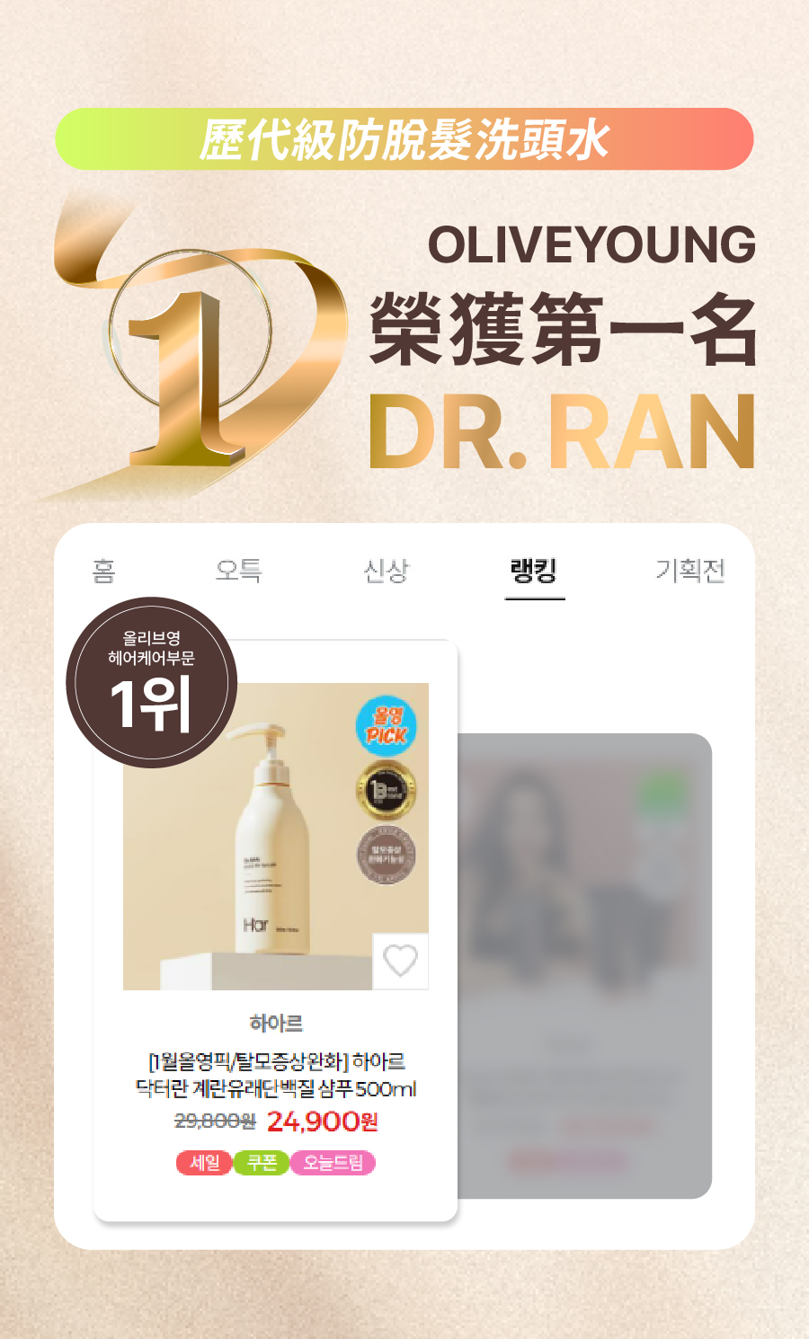 Dr. Ran 天然蛋白滋養洗頭水