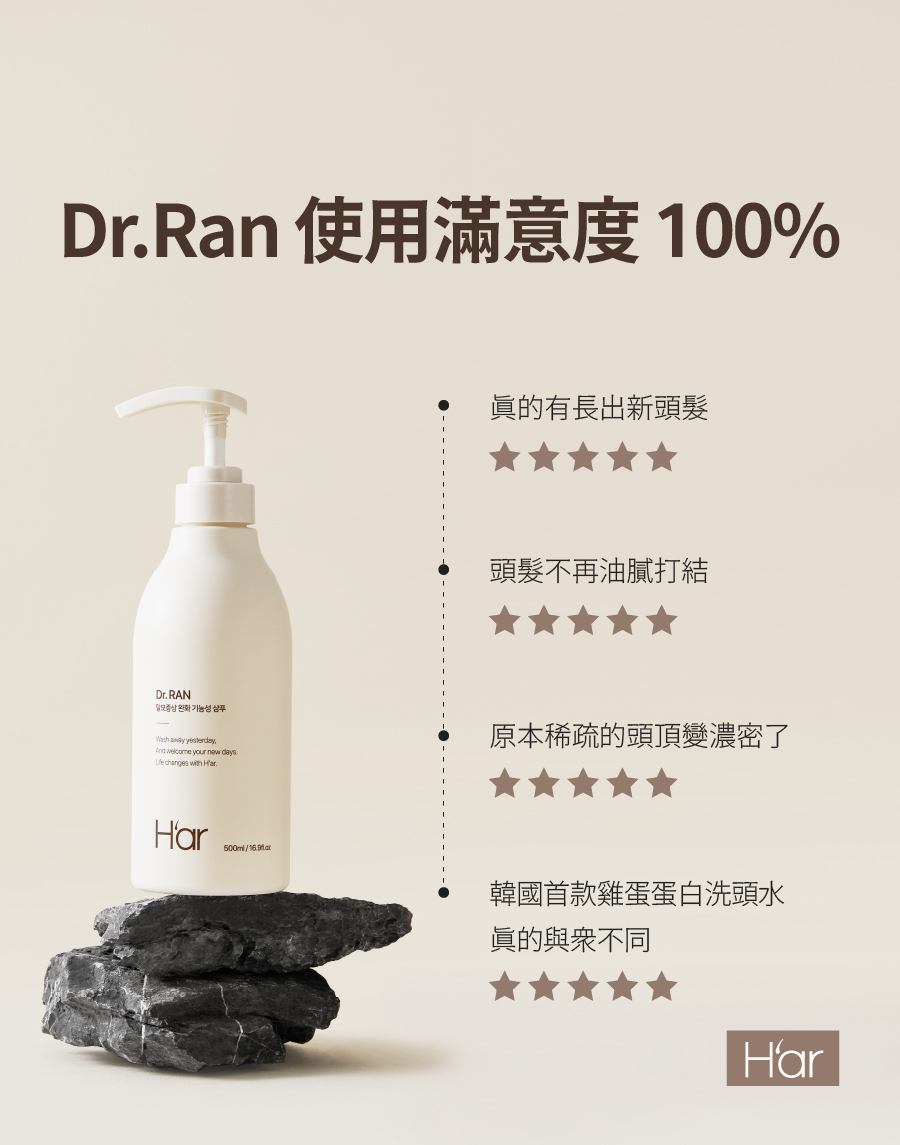 Dr. Ran 天然蛋白滋養洗頭水
