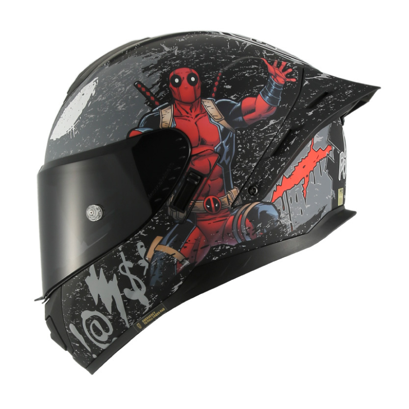 MESUCA 麥斯卡 M601 彩繪 Deadpool 死侍聯名 全罩安全帽｜安信騎士