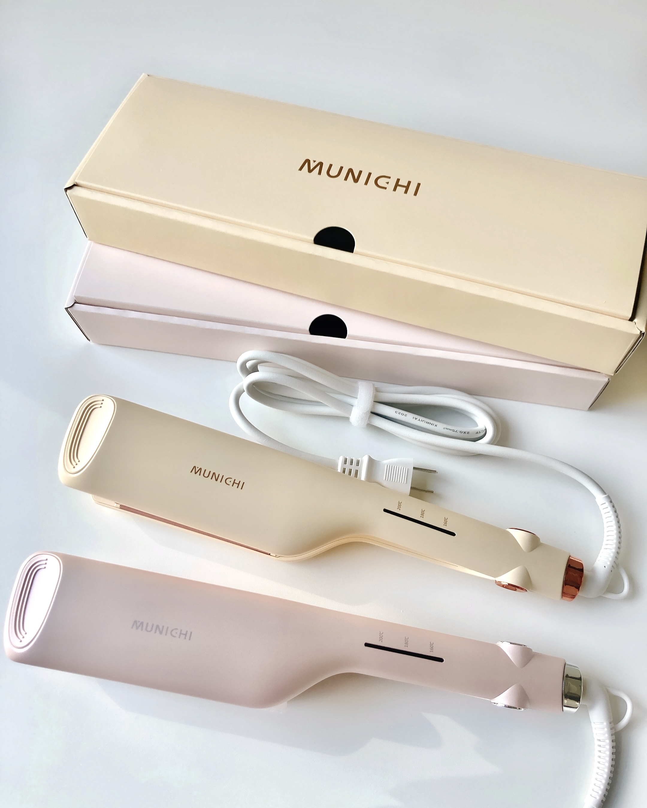 MUNICHI 負離子水波紋蛋捲夾 MR.25MM