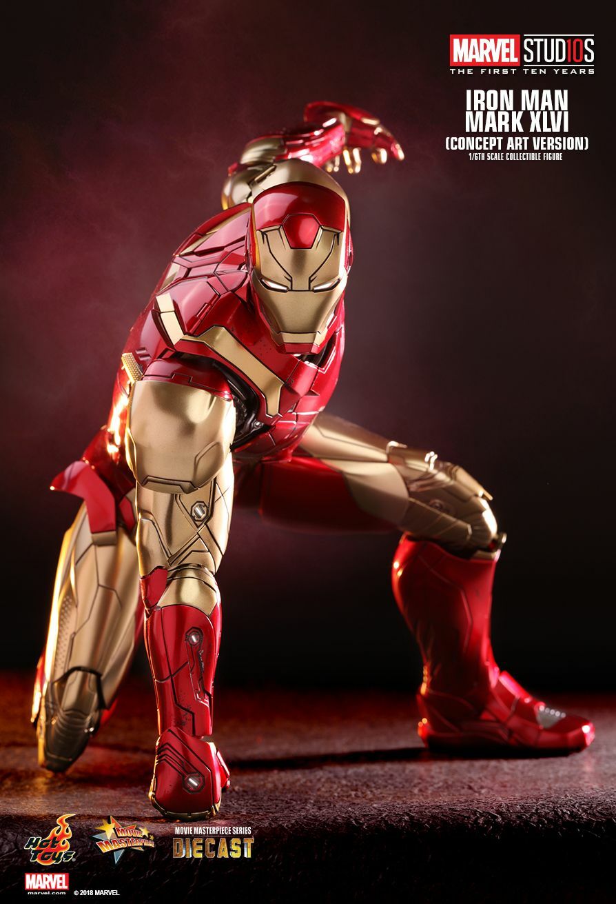hottoys mms489d25 RON MAN MARK XLVI (CONCEPT ART VERSIO