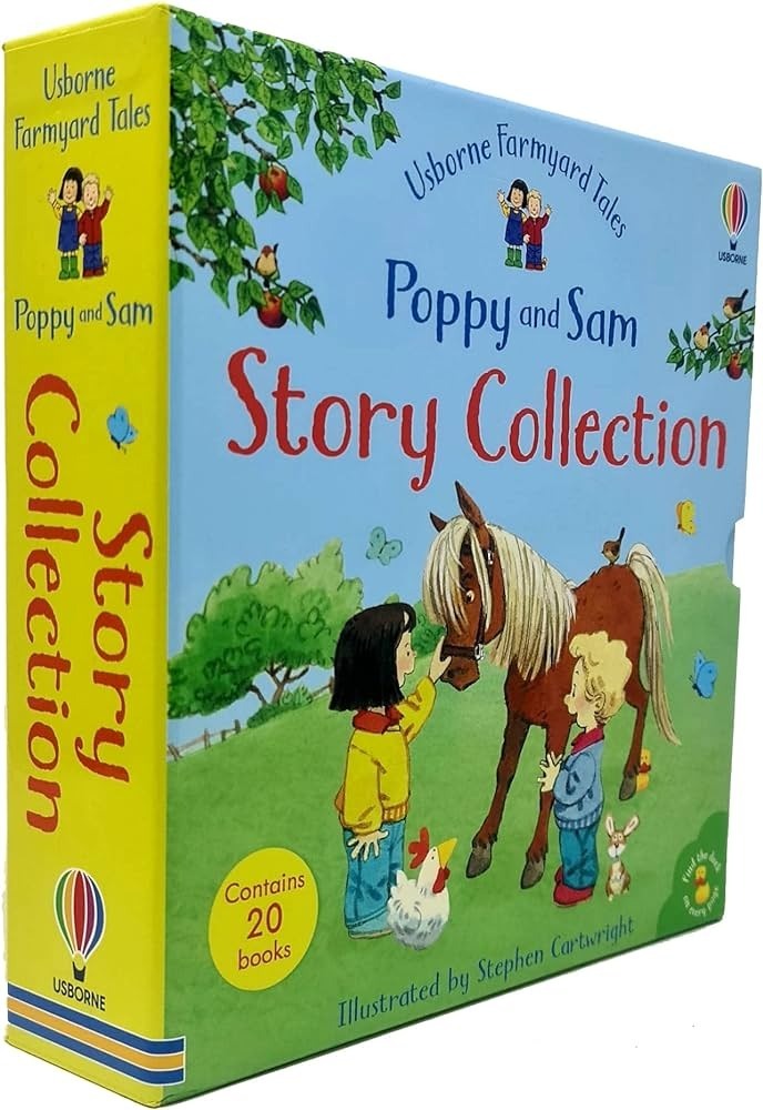 Usborne Farmyard Tales Poppy and Sam Series 20 Books Co
